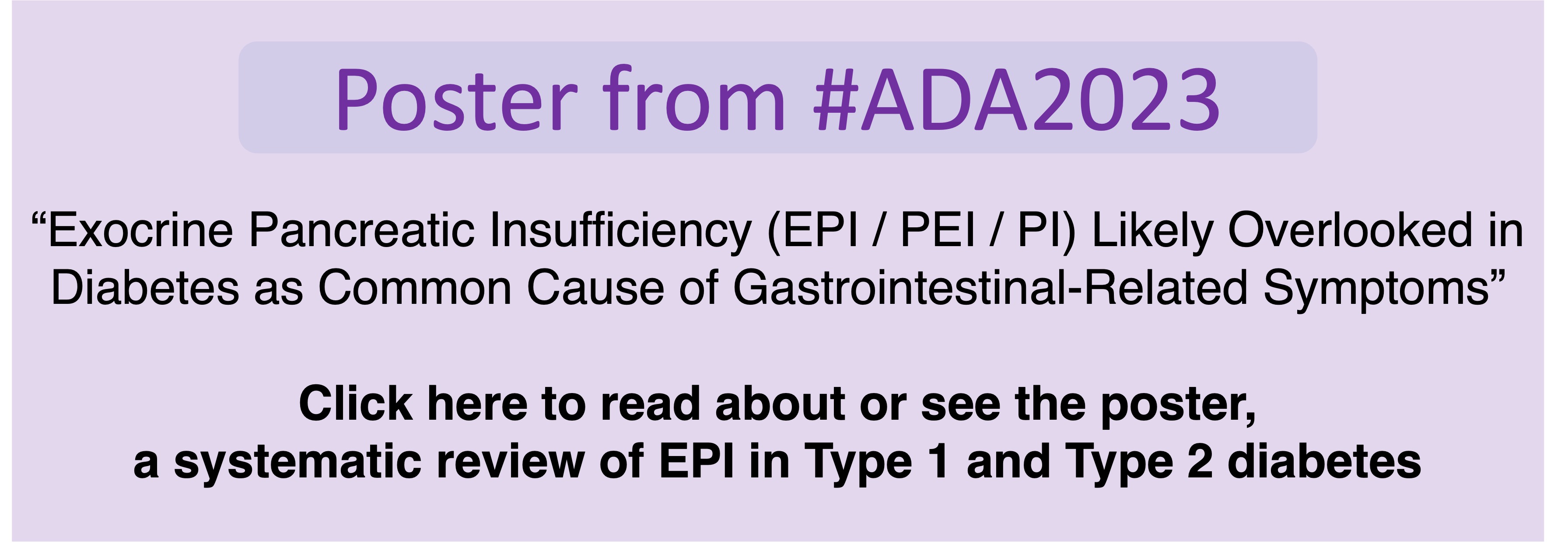Exocrine Pancreatic Insufficiency | DIYPS.org